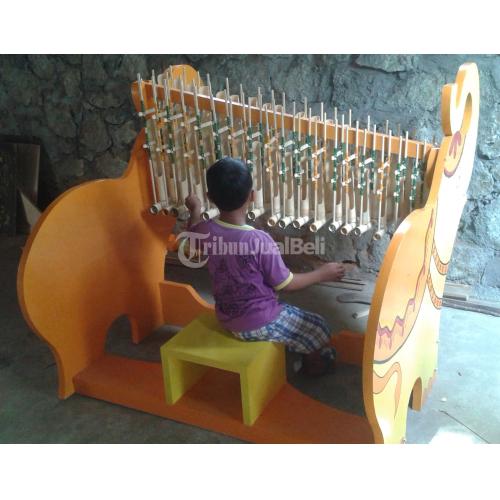 Angklung dan Stand Bentuk Gajah Untuk Anak PAUD, TK atau SD - Tribun ...