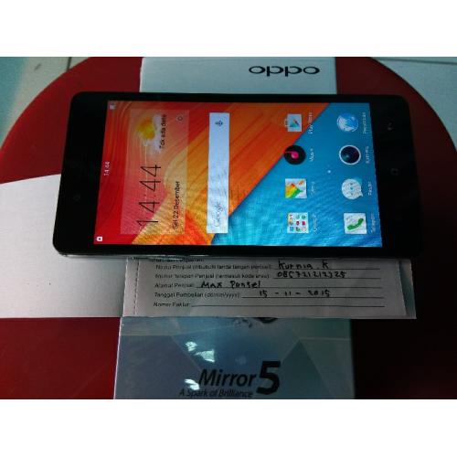 Jual Hp Oppo Mirror 5 Biru Mulus Fullset Original di COD Bandung Kota ...