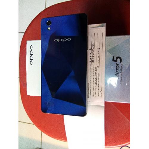 Jual Hp Oppo Mirror 5 Biru Mulus Fullset Original di COD Bandung Kota ...