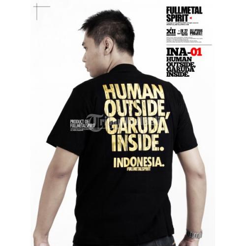 Kaos Indonesia GARUDA INSIDE di INA 01 - Tribun JualBeli