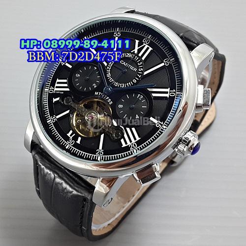 Cartier 3139 Tourbillon Brown Leather (BLW) for Men - Tribun JualBeli