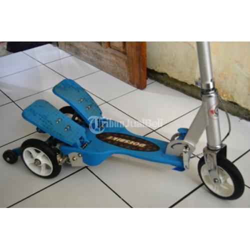 Skuter anak sepeda roda tiga atau otopet terbuat dari besi cocok untuk ...