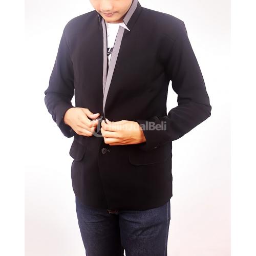 Blazer Korea Style SKdi33 Hitam - Tribun JualBeli