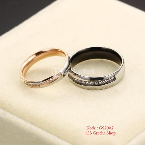 Cincin Couple Titanium Nikah dan Tunangan GS2002 - Tribun JualBeli