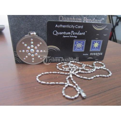DIJUAL KALUNG QUANTUM PENDANT LIONTIN SILVER - Tribun JualBeli