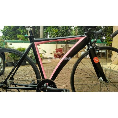 Sepeda Fixie PCO Pro Aeroblade BlackdiPink - Tribun JualBeli