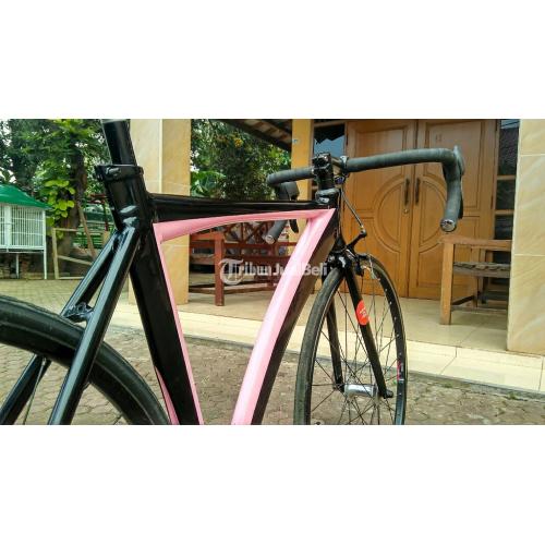 Sepeda Fixie PCO Pro Aeroblade BlackdiPink - Tribun JualBeli