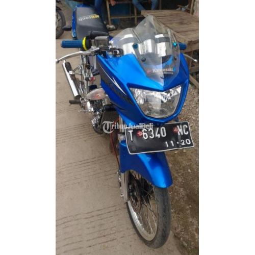 Kawasaki Ninja R Tahun 2013 Warna Biru Modifikasi Harian Siap Gas di ...
