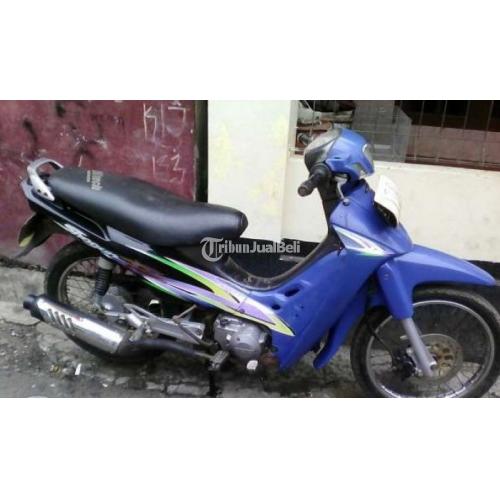 Motor Murah Suzuki Shogun 2002 Biru Apa Adanya Pajak Mati Mesin Oke di ...