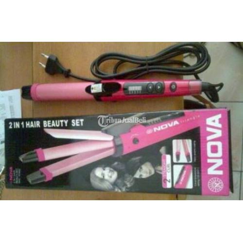 Alat Catok Rambut Keriting Lurus Nova Catokan 2 Fungsi Curly Hair Set Catokan Murah di Jakarta ...