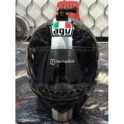 Helm Motor AGV K3 Valentino Rossi Sword Helmet Lengkap Size L di Medan ...