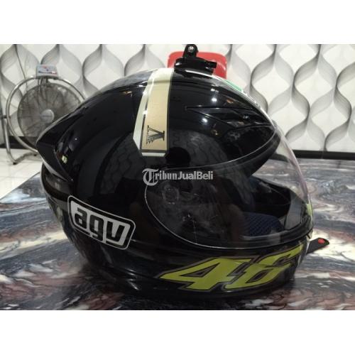 Helm Motor AGV K3 Valentino Rossi Sword Helmet Lengkap Size L di Medan ...