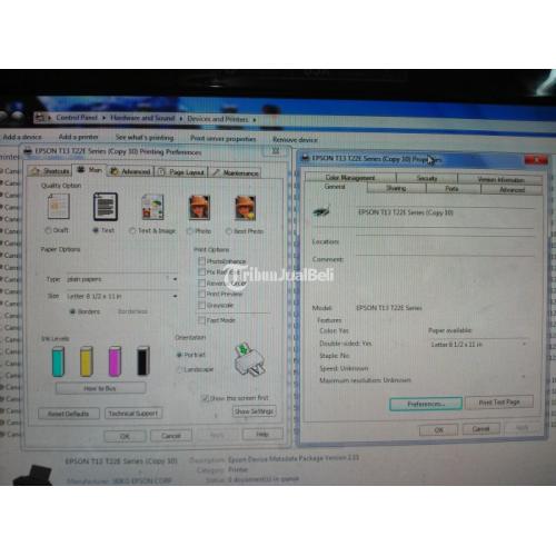Printer Epson Stylus T13X Seken Mulus Istimewa Harga Murah di Bandung ...
