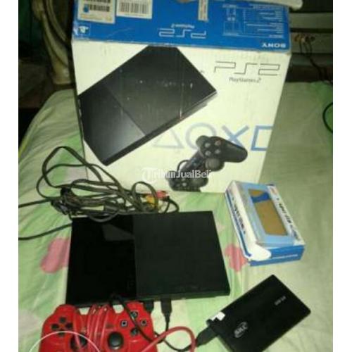 Playstation / PS 2 Slim Fullset Normal Hardisk 60 Gigabyte di Surabaya Jawa Timur - Tribun JualBeli