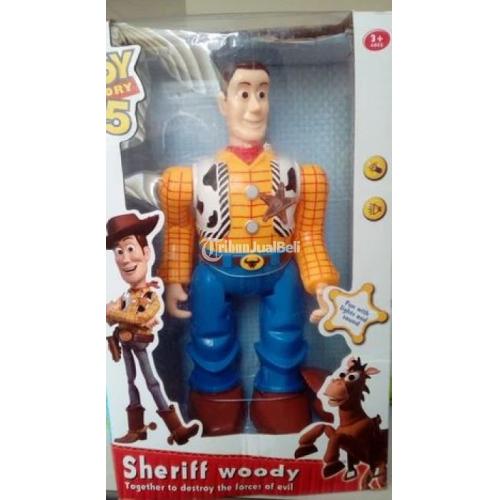 Mainan Robot Sherif Woody Film Toy Story Bisa Gerak dengan Baterai di ...