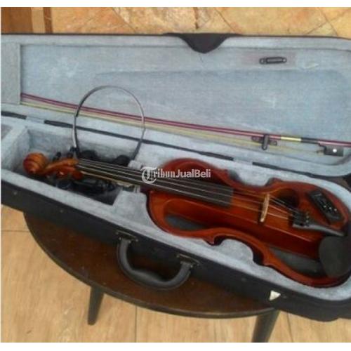 Biola Silent Elektrik Silenzia Body Kayu Second Seperti Baru Suara ...