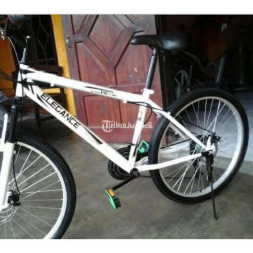 Sepeda Gunung Merk Elegance Victory Bekas Warna Putih di Solo Jawa ...