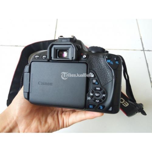 DSLR Canon 700D Lensa Kit 18di55mm Fullset Lengkap Fungsi Normal di ...