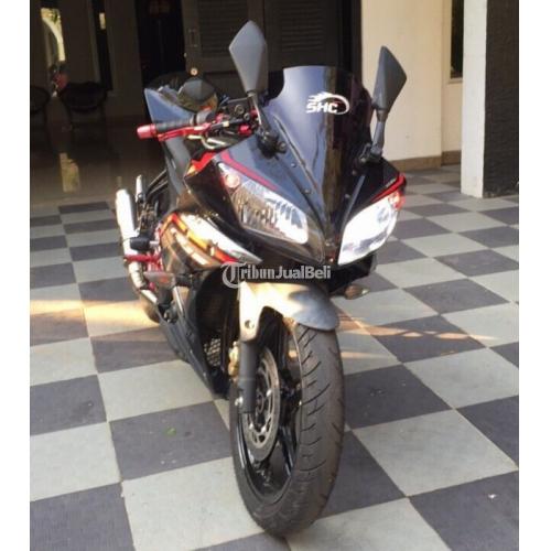 Motor Yamaha R15 KM Rendah Modifikasi Warna Hitam di PIK, Jakarta Utara ...