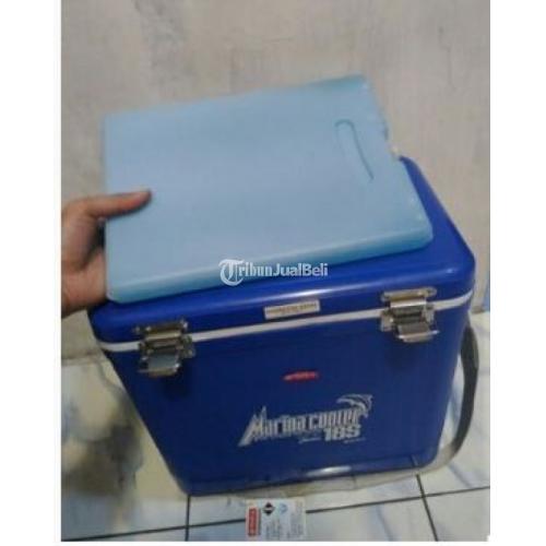 Ice Box Marina Cooler 18s Termasuk Ice Pack Gel Besar Seken Mulus ...