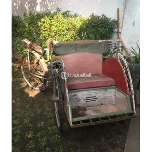 Transportasi Tradisional Roda Tiga Becak Bekas Mulus Istimewa di ...