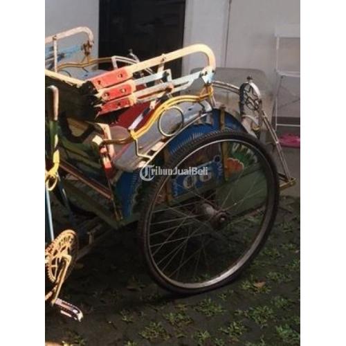 Transportasi Tradisional Roda Tiga Becak Bekas Mulus Istimewa di ...