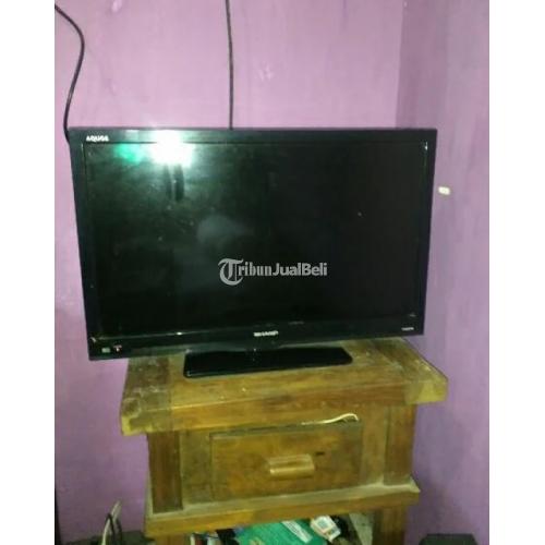 TV LCD Sharp Aquos 24 Inch Fullset Ada Box Fungsi Normal Tidak Ada ...