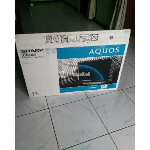 TV LCD Sharp Aquos 24 Inch Fullset Ada Box Fungsi Normal Tidak Ada ...