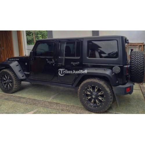 Jeep Rubicon Warna Hitam Metalik Mulus Tahun 2015 di Jawa Barat ...