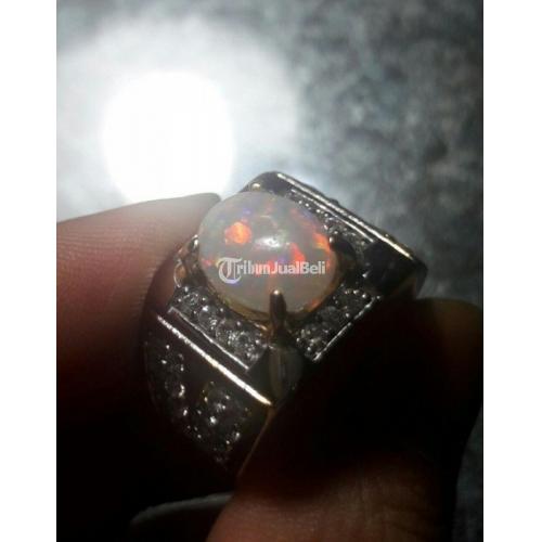 Cincin Batu Kalimaya Australia Jarong Full Silver Ring di Yogyakarta ...