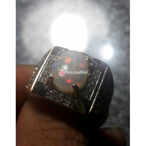 Cincin Batu Kalimaya Australia Jarong Full Silver Ring di Yogyakarta ...