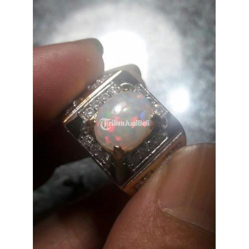 Cincin Batu Kalimaya Australia Jarong Full Silver Ring di Yogyakarta ...