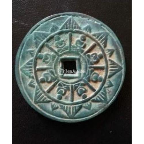 Koin Kuno Gobog Surya Wilwatikta Majapahit Bahan Perunggu Antik ...