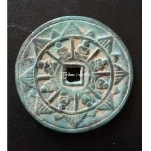 Koin Kuno Gobog Surya Wilwatikta Majapahit Bahan Perunggu Antik ...