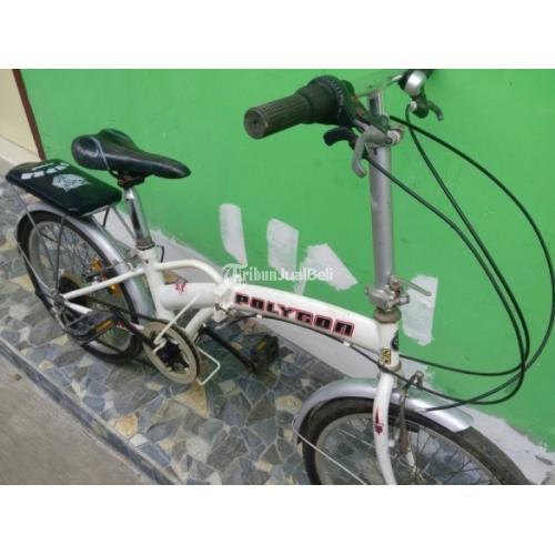 Sepeda Lipat Murah Merk Polygon Warna Putih Seken Mulus Siap Pakai di ...