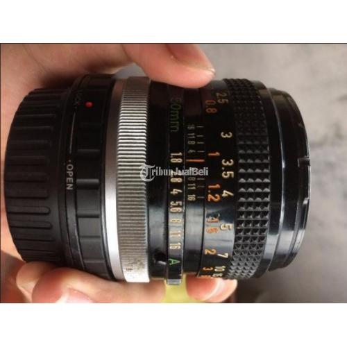Lensa Fix Manual Canon FD 50mm 1.8 Bekas Fungsi Oke Lengkap Tinggal ...