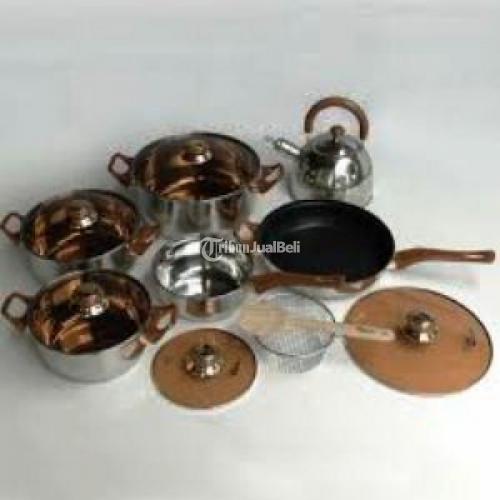 Panci Set Ox 933 Eco Cookware Stainless Steel Oxone Harga Murah di Jakarta - Tribun JualBeli