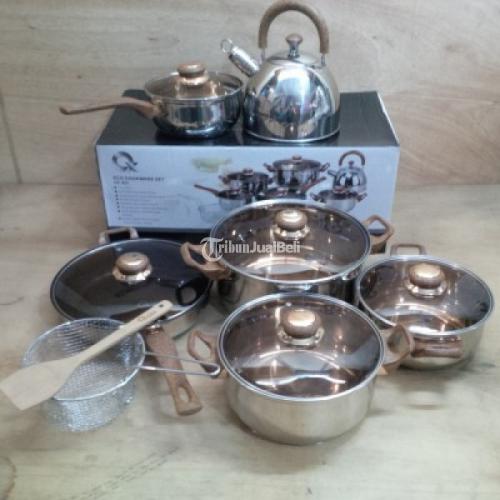 Panci Set Ox 933 Eco Cookware Stainless Steel Oxone Harga Murah di Jakarta - Tribun JualBeli