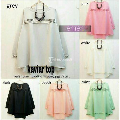 Baju Atasan Cewek Kaviar Top Bahan Adem Murah di Surakarta - Tribun ...