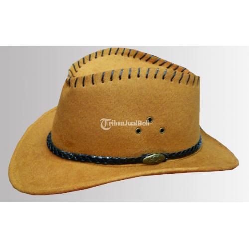 Topi Pria Koboi Warna Coklat Tua Keren di Bandung - Tribun JualBeli