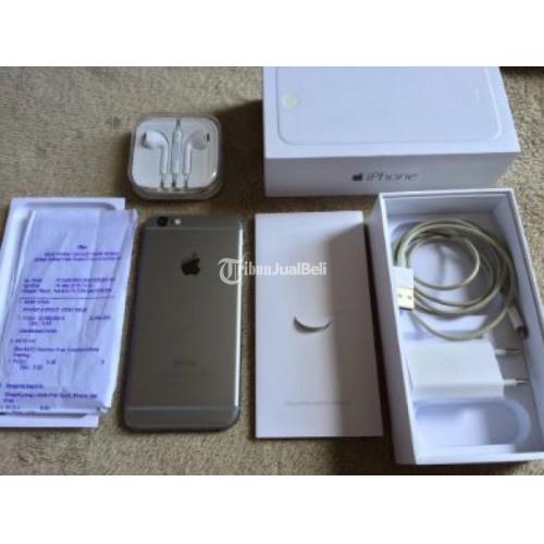 IPhone 6 Grey Internal 64GB 4G Fullset Second Like New Resmi iBox Harga ...