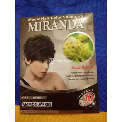 Cat Rambut Miranda Magic Hair Color Shampoo Amonia Free Murah Terbaru ...