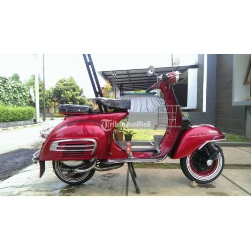 Vespa Sprint 1976 Warna Merah Surat Komplit Kondisi Mesin Normal ...