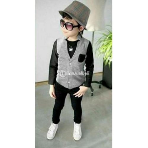 Baju Anak Laki Setelan Rompi Celana Kaos Korea Style Terbaru Murah di ...