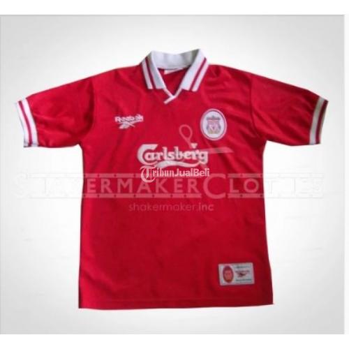 Jersey Retro Liverpool 1996di1998 Original Reebook Second di Jawa Barat ...