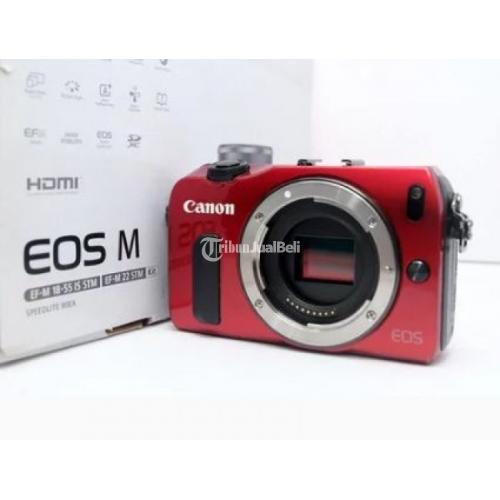 Kamera Mirrorless Canon Eos M BO Red Edition Second Fullset Murah di ...