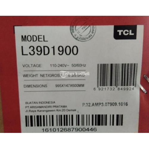 TV LED Murah Merk TCL Layar 39Inch Kondisi Baru Normal Siap Pakai di ...