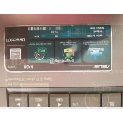 Laptop Asus N43SL Core i7 RAM 8 Gb Dual VGA Mulus Aduhai Baterai Awet ...