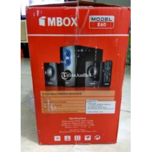 Multimedia Speaker Mbox E60 Kondisi Baru Belum Pernah Pakai Fullset Murah di Lampung - Tribun ...