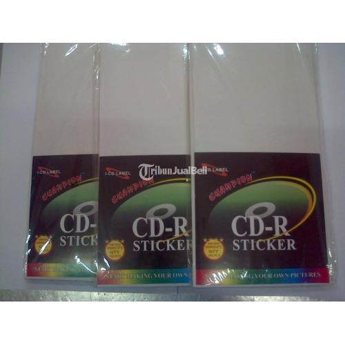 CD Sticker / Label CD Merk Champion Jenis Kertas HVS Dan Glossy Harga ...